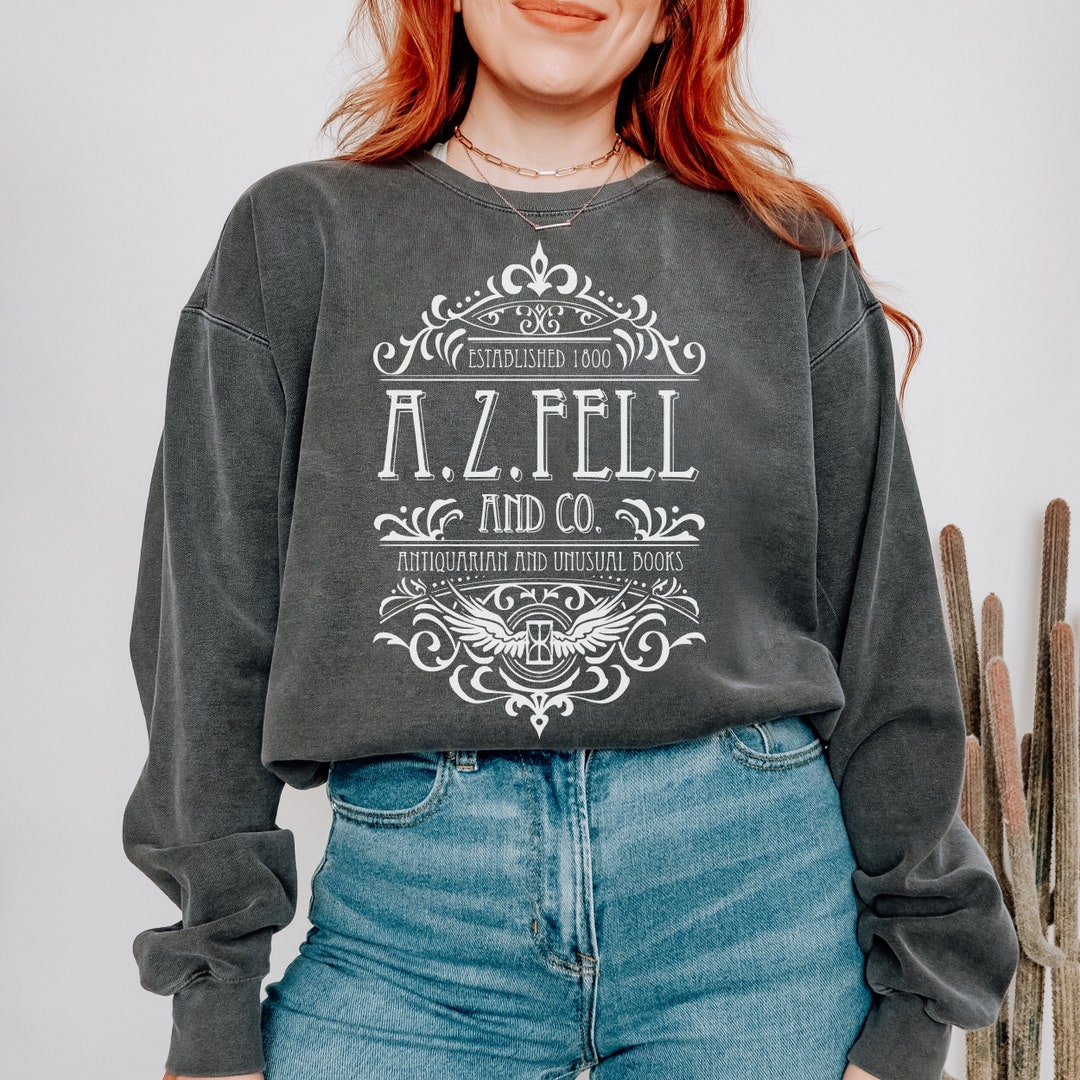 Good Omens A.Z. Fell Antiquarian Bookshop Comfort Colors Sweatshirt - Etsy