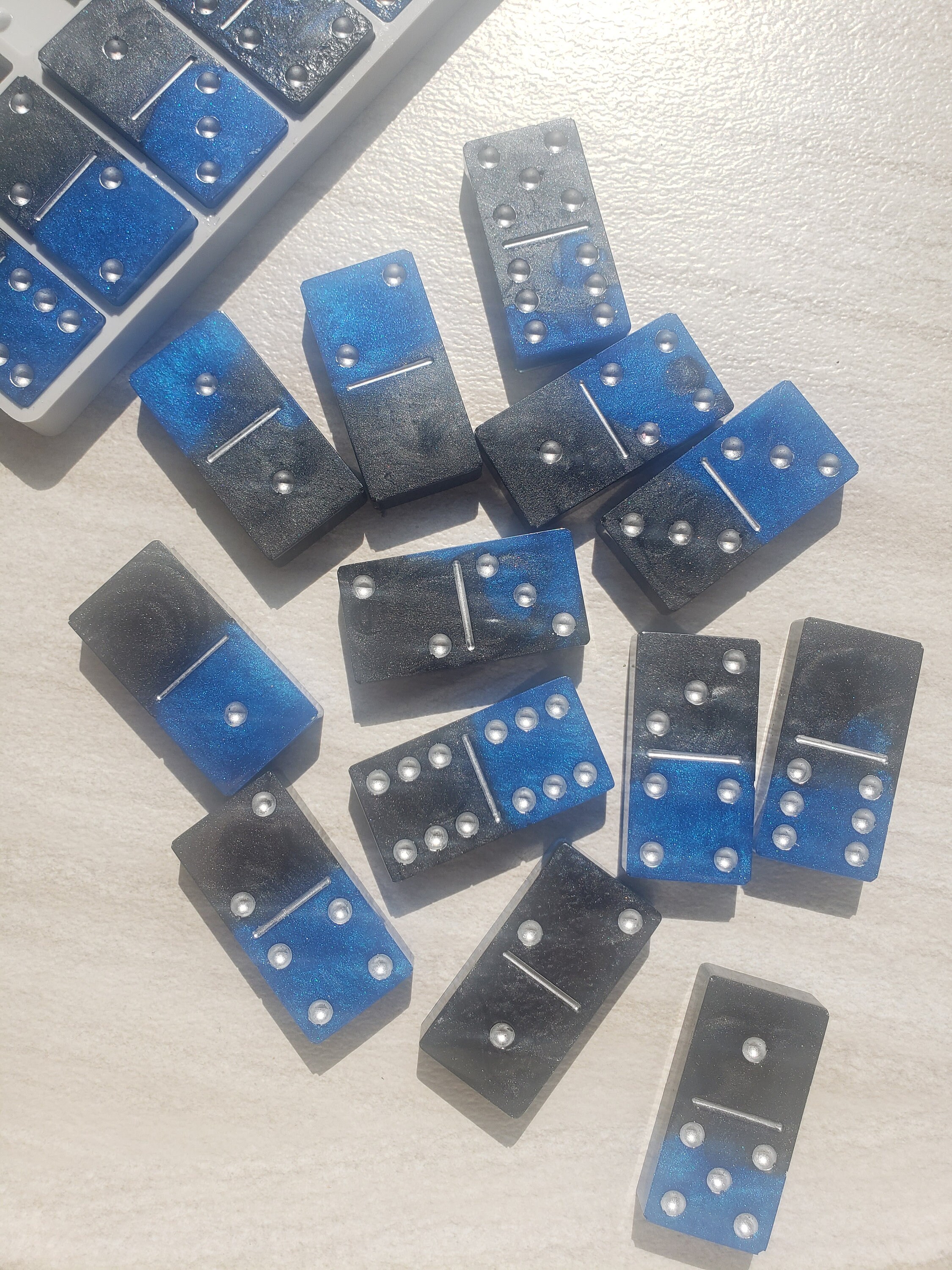 Handmade Custom Dominoes Set | Pick Your Own Colors - Etsy