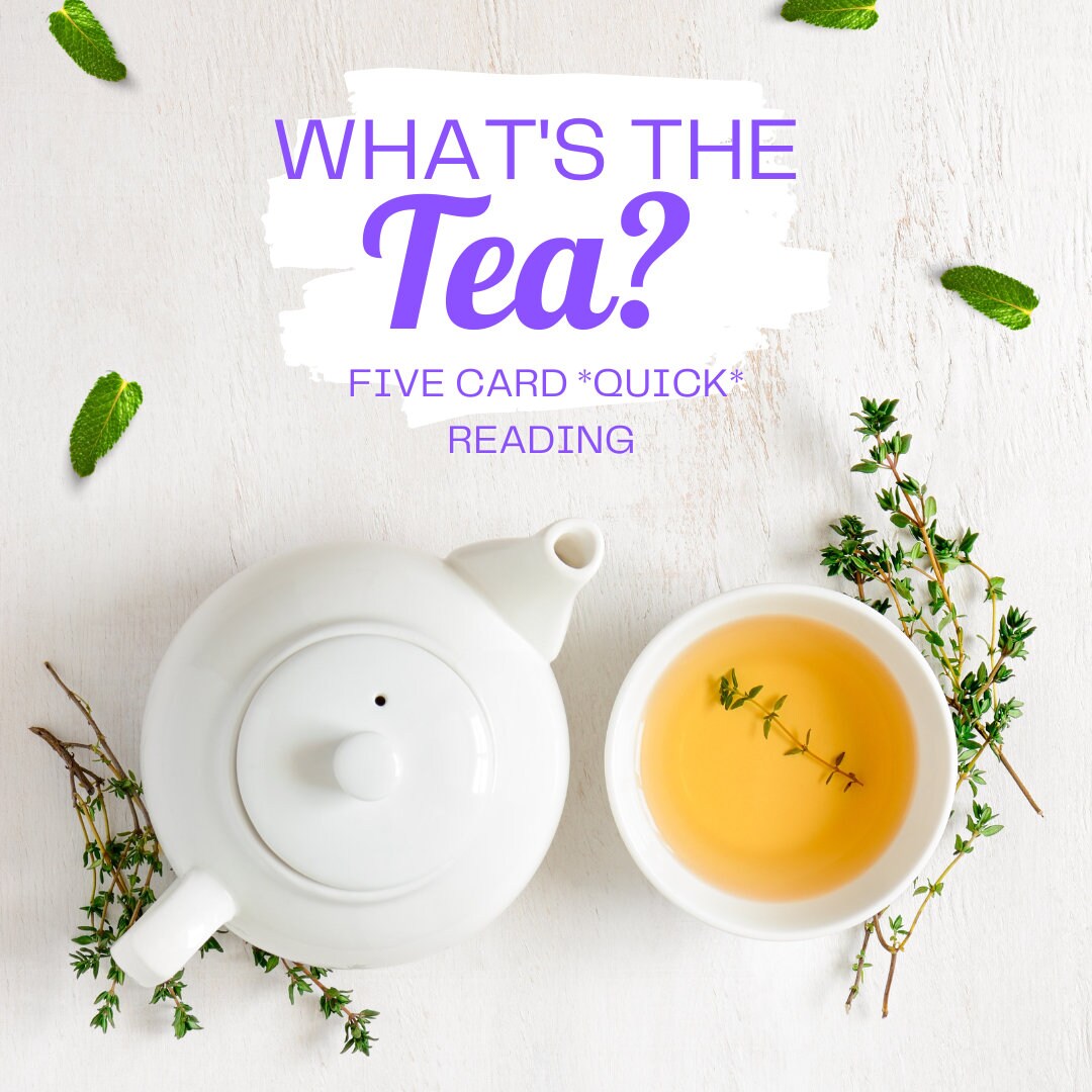 What's the Tea? Five Card *quick Shadow Work* Reading for Gossip ...