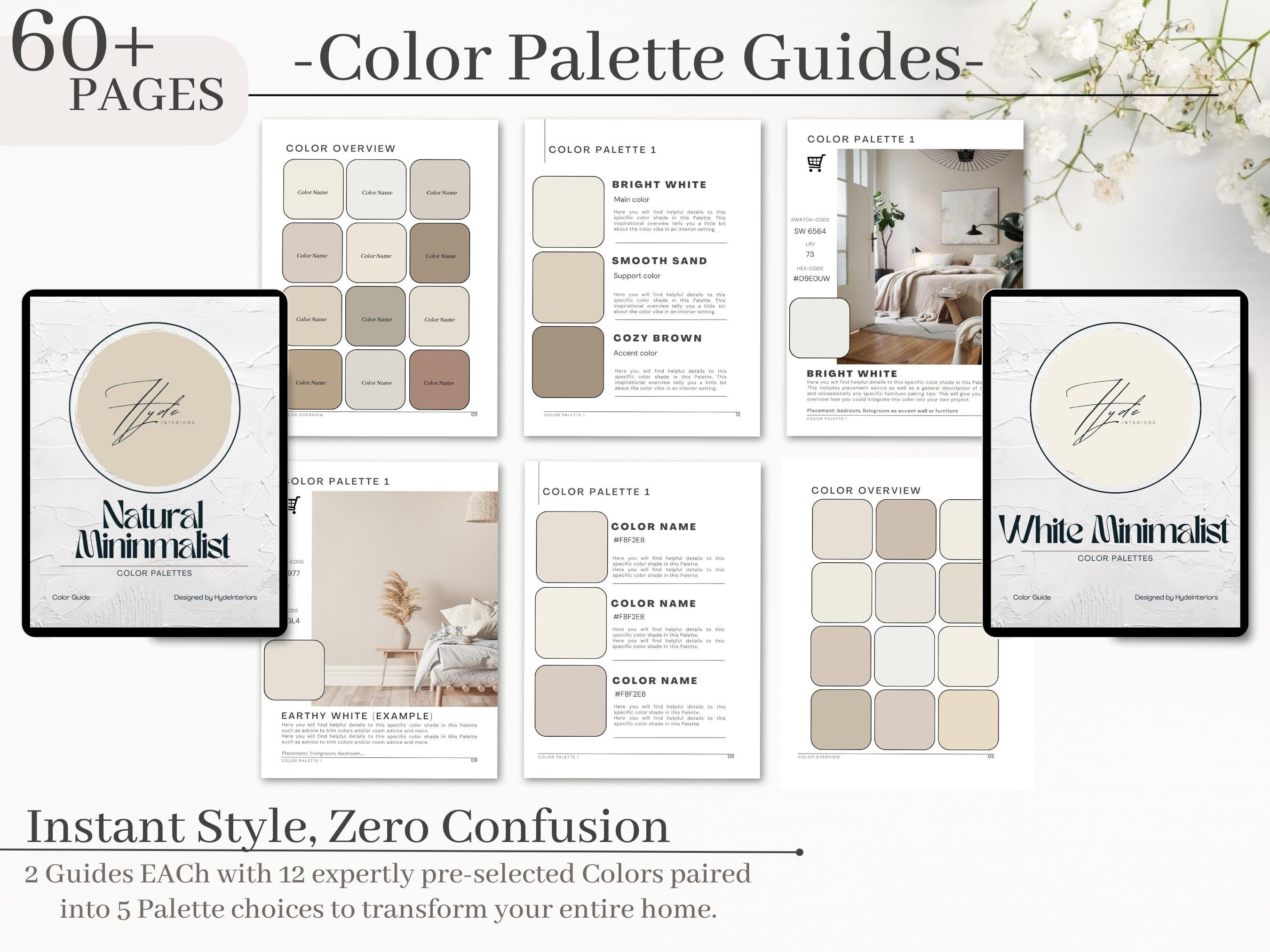 Sherwin-williams Minimalist Bundle Color Palettes: Including White ...