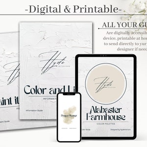 Farmhouse Alabaster Paint Palette- Sherwin Williams Colors- House Paint ...