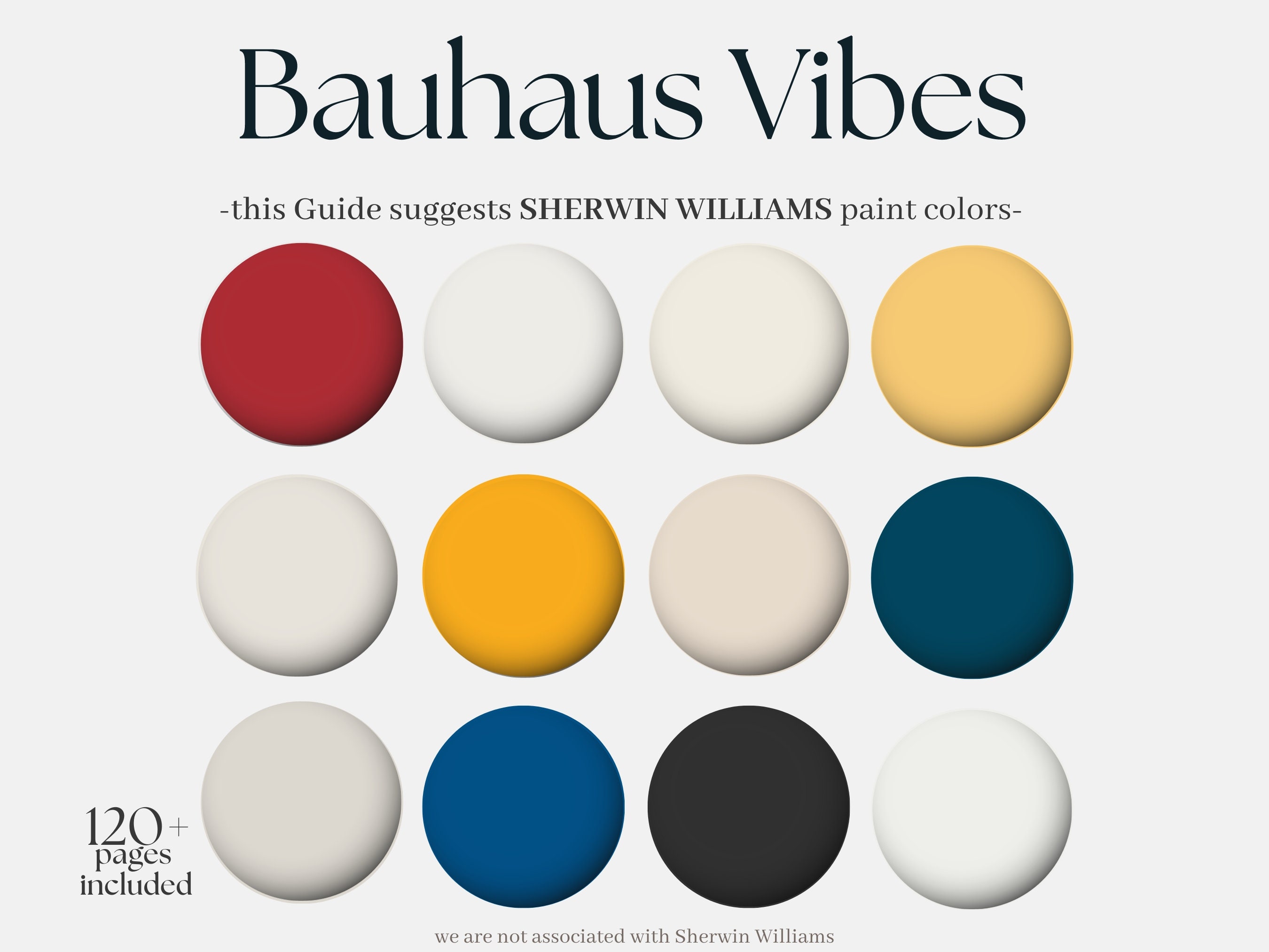 Sherwin-williams Color Palette: Bauhaus Vibes, 12 Colorful Sherwin ...