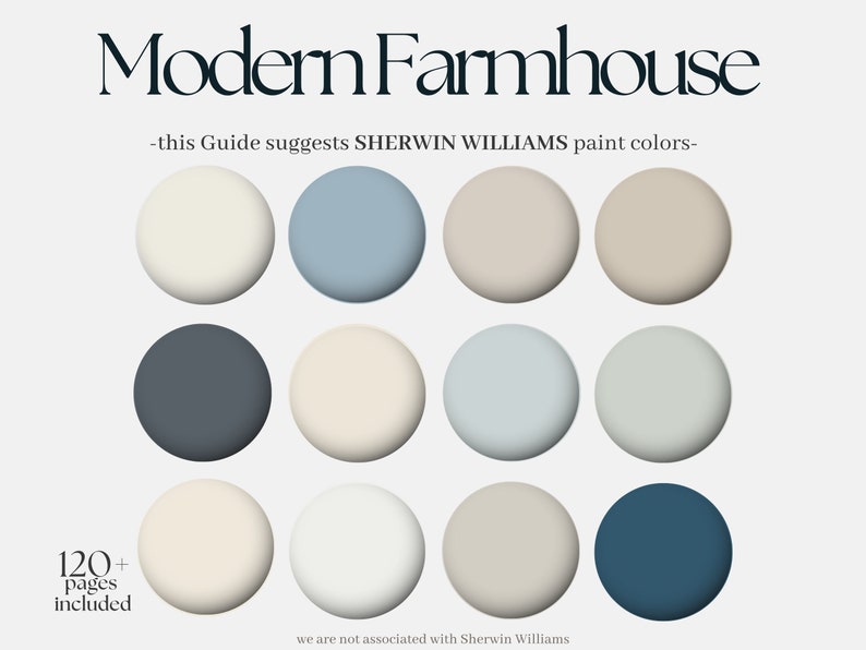 Sherwin-williams Modern Farmhouse Color Palette, 12 Sherwin Williams ...