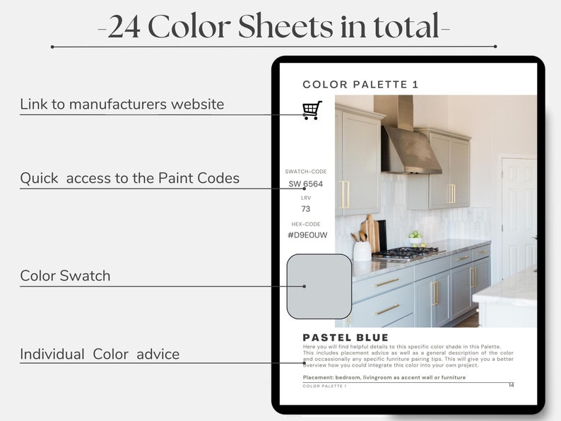 Sherwin-williams Color Palette Bundle: French Country, 10 Paint ...