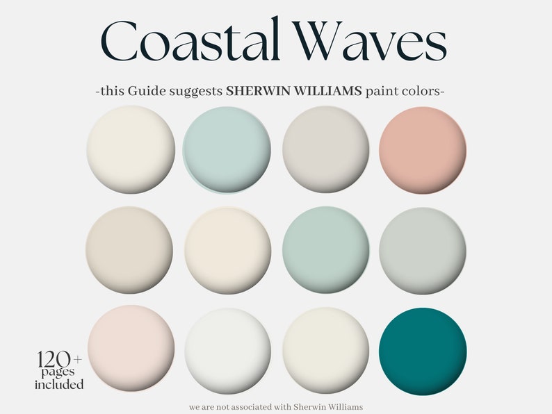Coastal Waves Sherwin-williams Color Palette, 12 Sherwin Williams ...