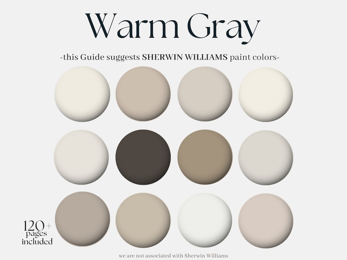 Sherwin Williams Warm Gray Color Palette, 12 Sherwin-williams Paints ...