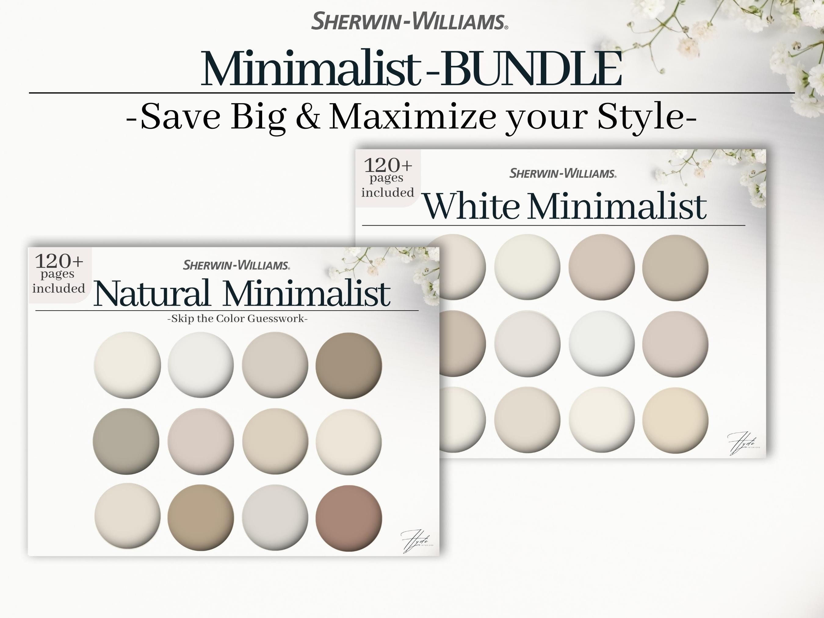Sherwin-williams Minimalist Bundle Color Palettes: Including White ...