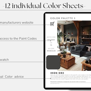 Sherwin-williams Color Designer Palette: Iron Ore, 12 Sherwin Williams ...