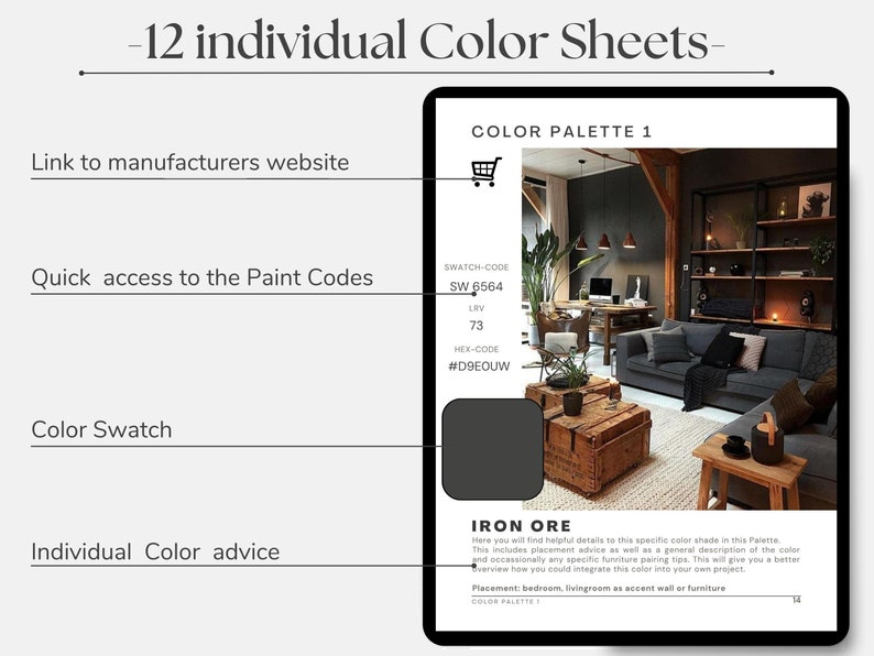 Sherwin-williams Color Designer Palette: Iron Ore, 12 Sherwin Williams ...