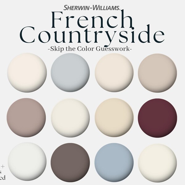 French Farmhouse Paint Palette - Etsy