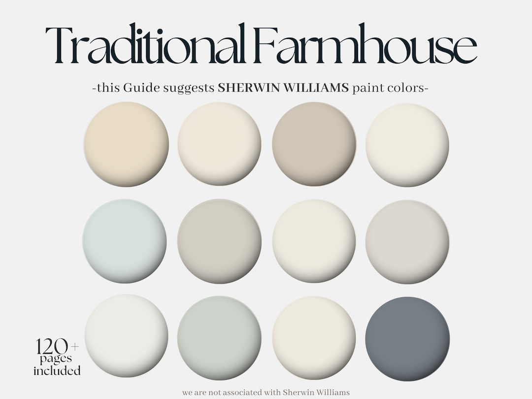 Sherwin-williams Color Palette: Traditional Farmhouse, 12 Sherwin ...