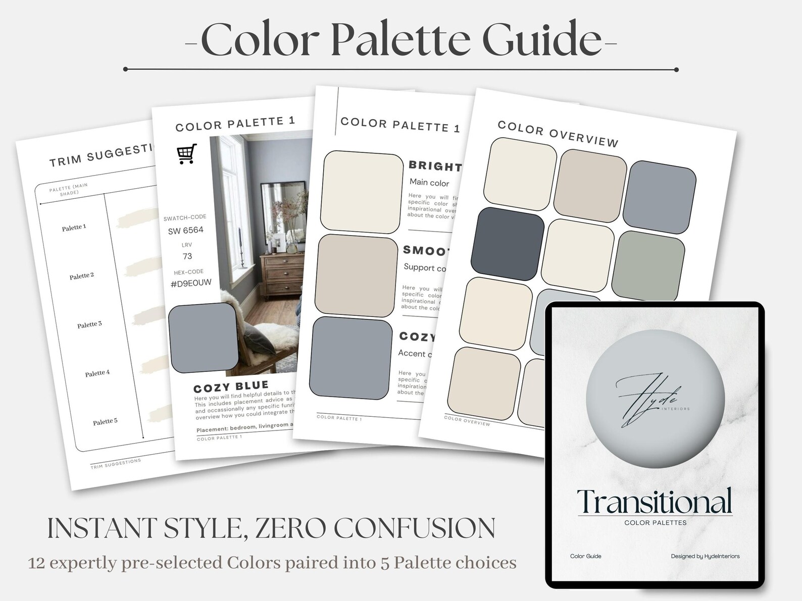 Sherwin-williams Transitional Color Palette, Paint Your Whole House ...
