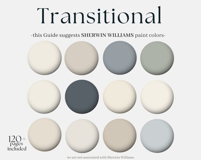 Sherwin-williams Transitional Color Palette, Paint Your Whole House ...