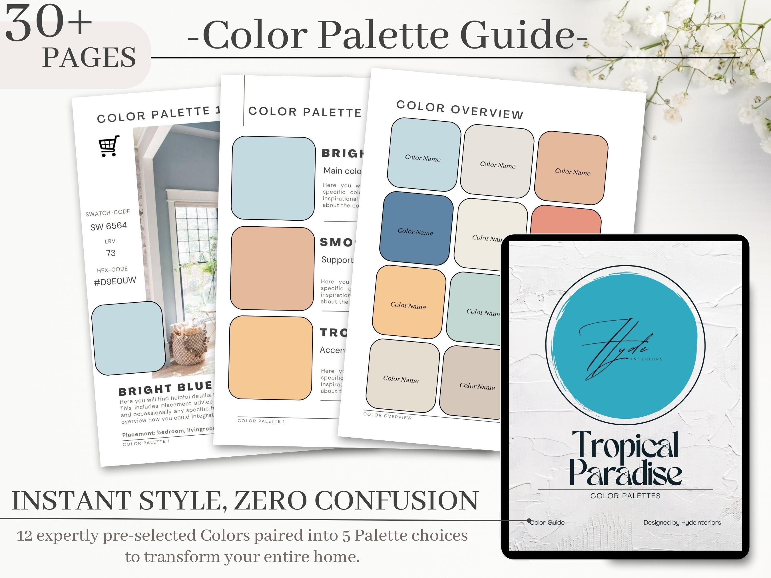 Sherwin-williams Color Palette: Tropical Paradise, 12 Sherwin Williams ...