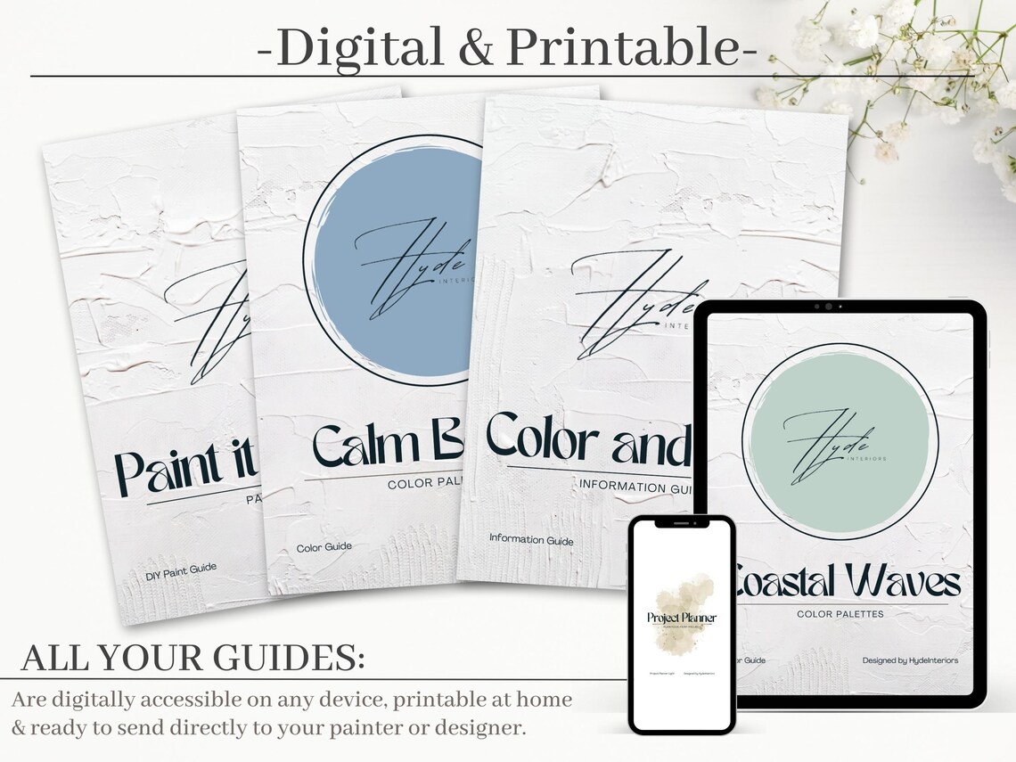 Sherwin-williams Color Palette Bundle: Calm Beach & Coastal Waves, 10 ...