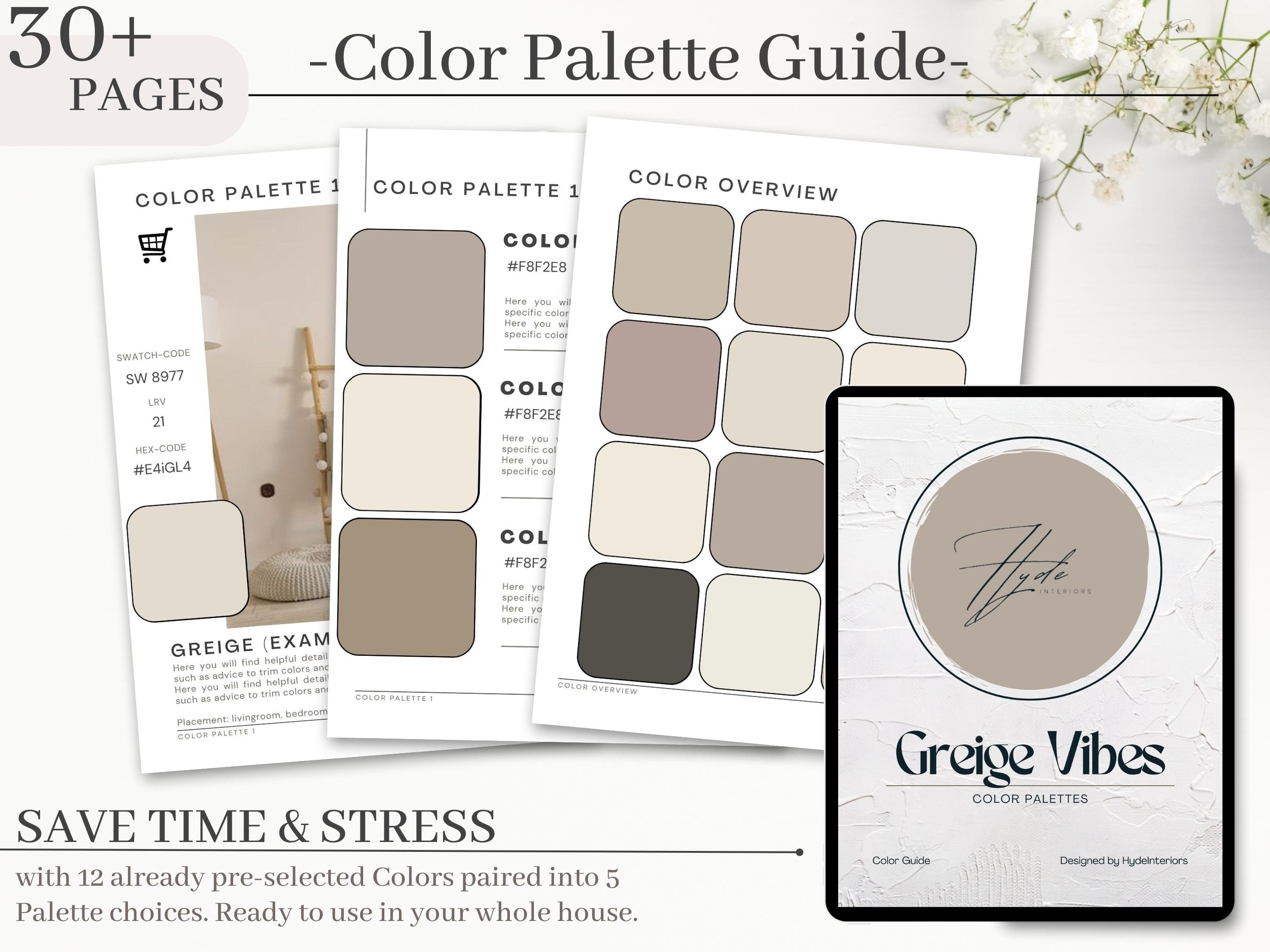 Carta De Colores De Pintura Para Interiores Greige De Sherwin Williams