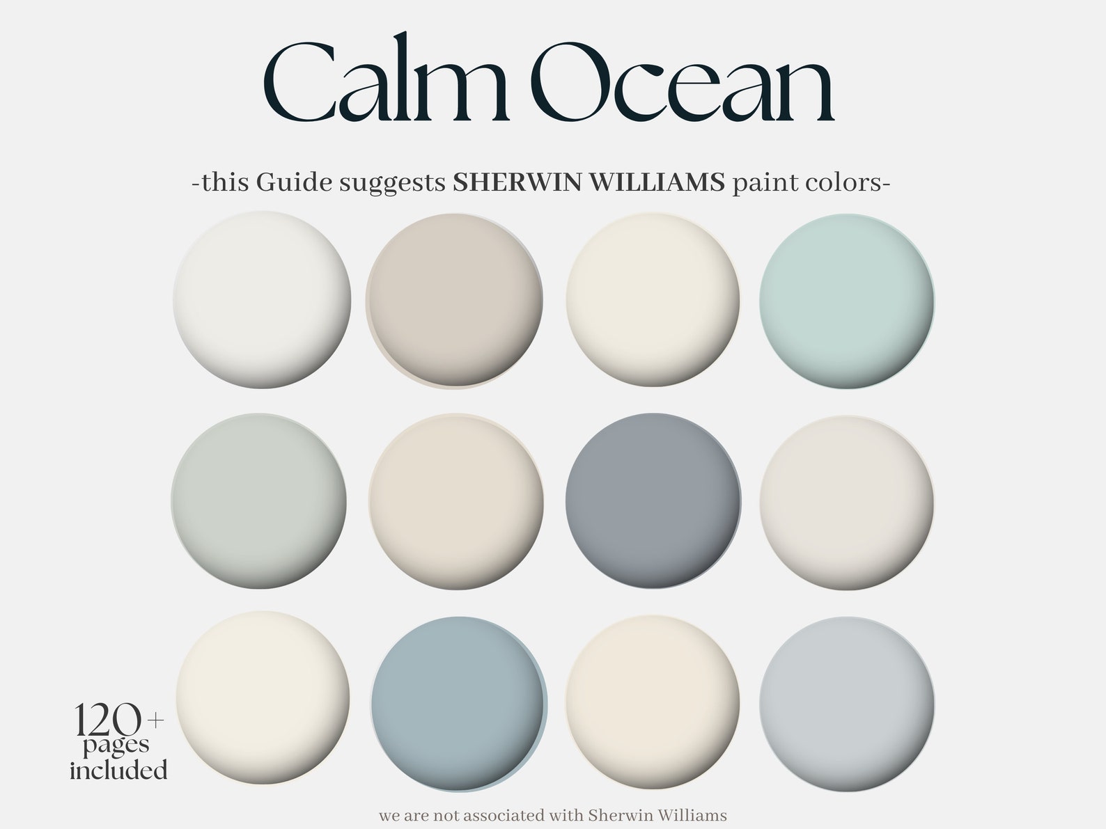 Sherwin-williams Color Palette Calm Ocean, Get 12 Sherwin Williams ...