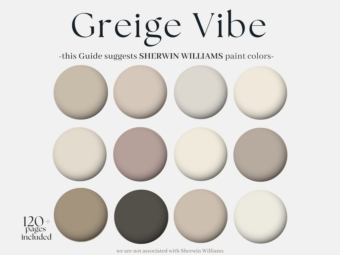 Sherwin Williams Paint Palette: Greige Vibes House Paint Palette ...
