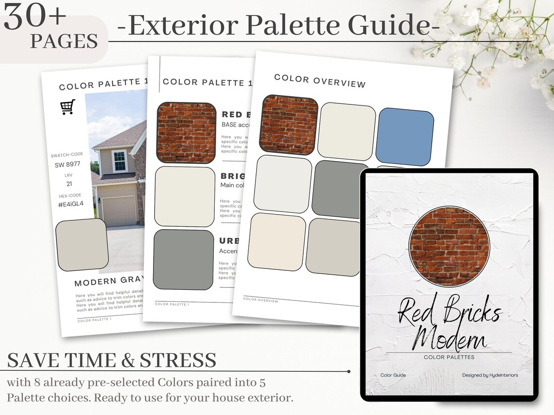 Exterior Palette Sherwin Williams Paint: Red Bricks Modern, 8 Sherwin ...