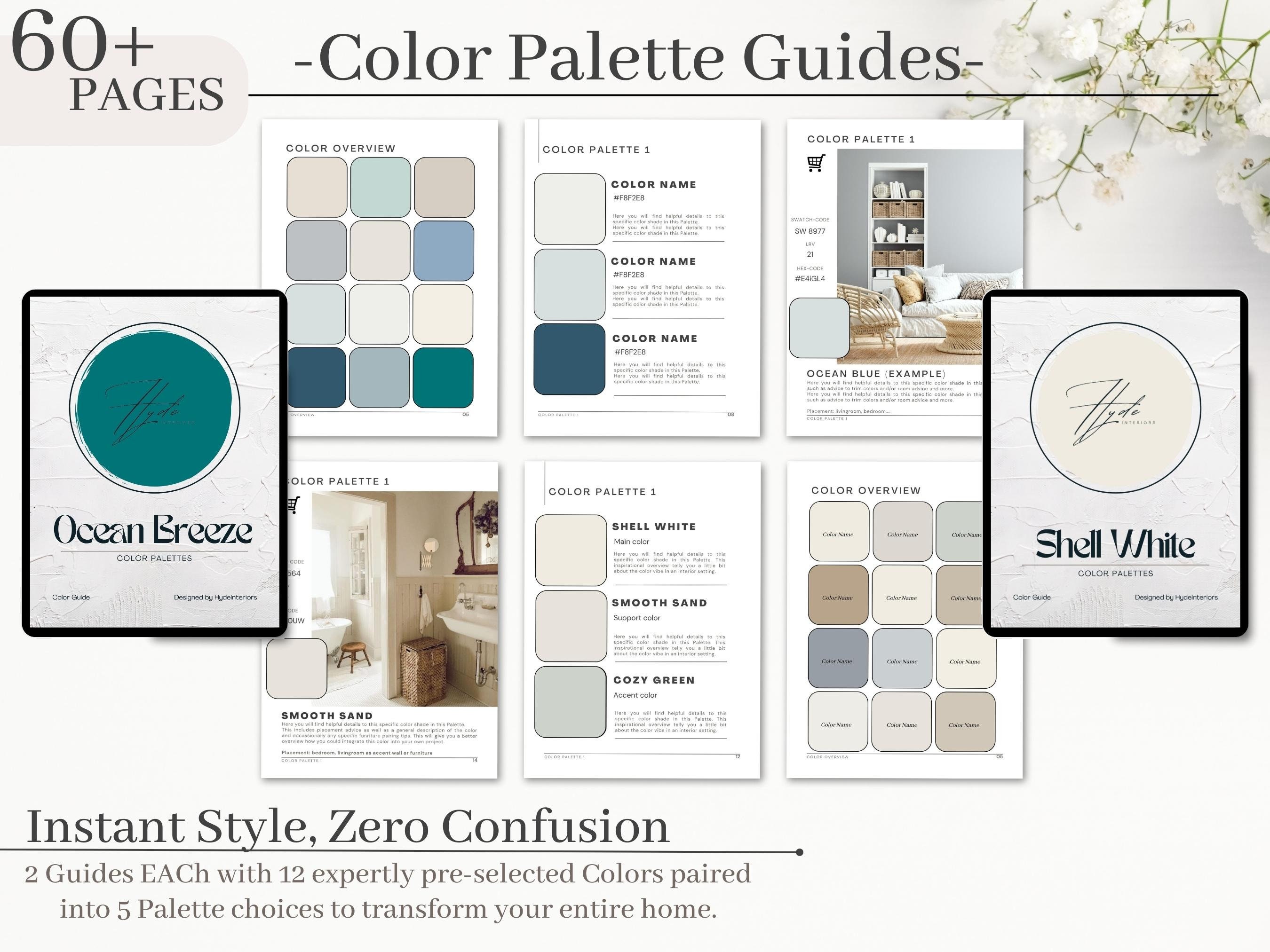 Sherwin-williams Ocean Bundle Color Palettes: Including Ocean Breeze ...