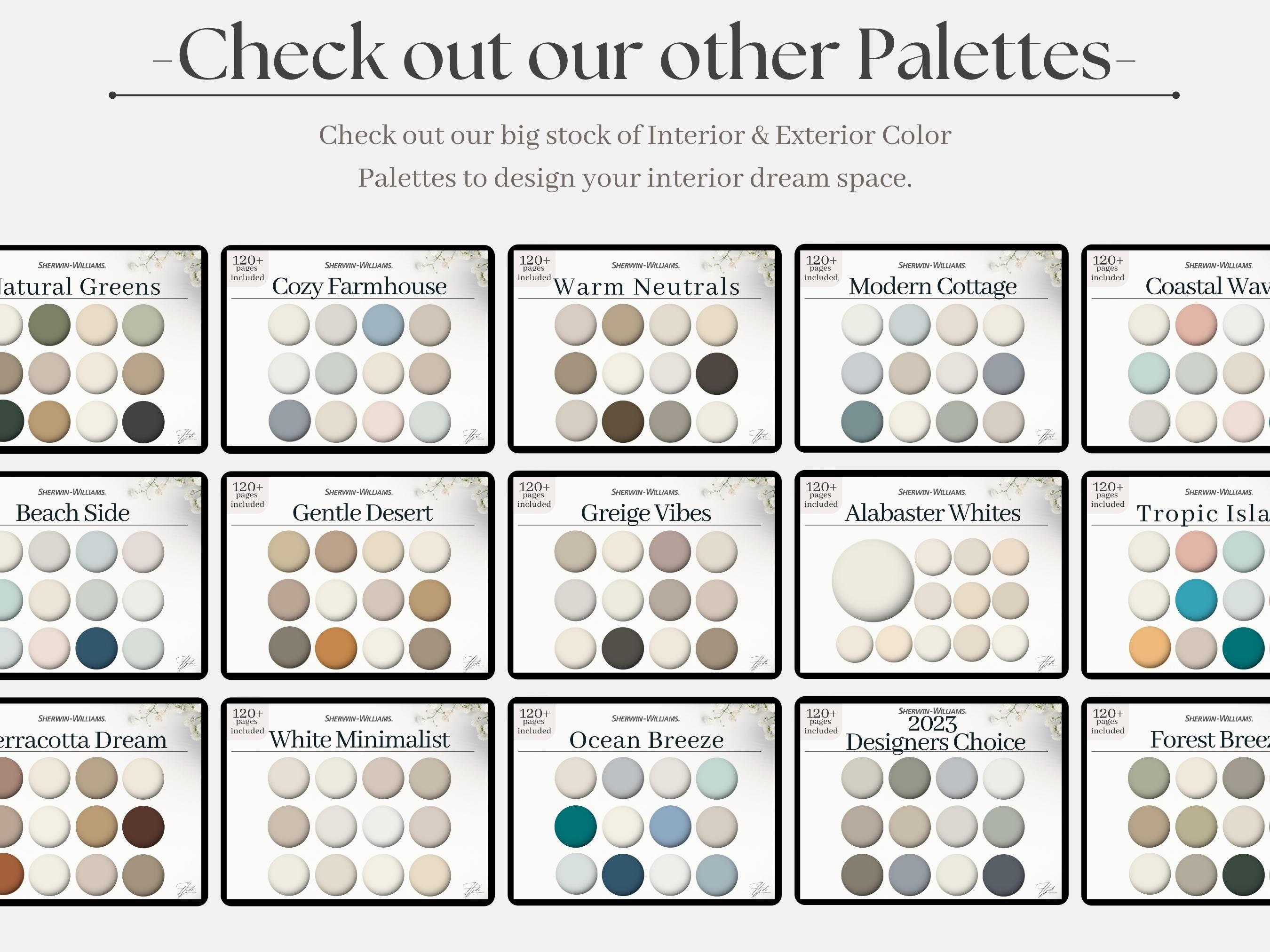 Sherwin-williams Farmhouse Kitchen Palette, 9 Light Sherwin Williams ...