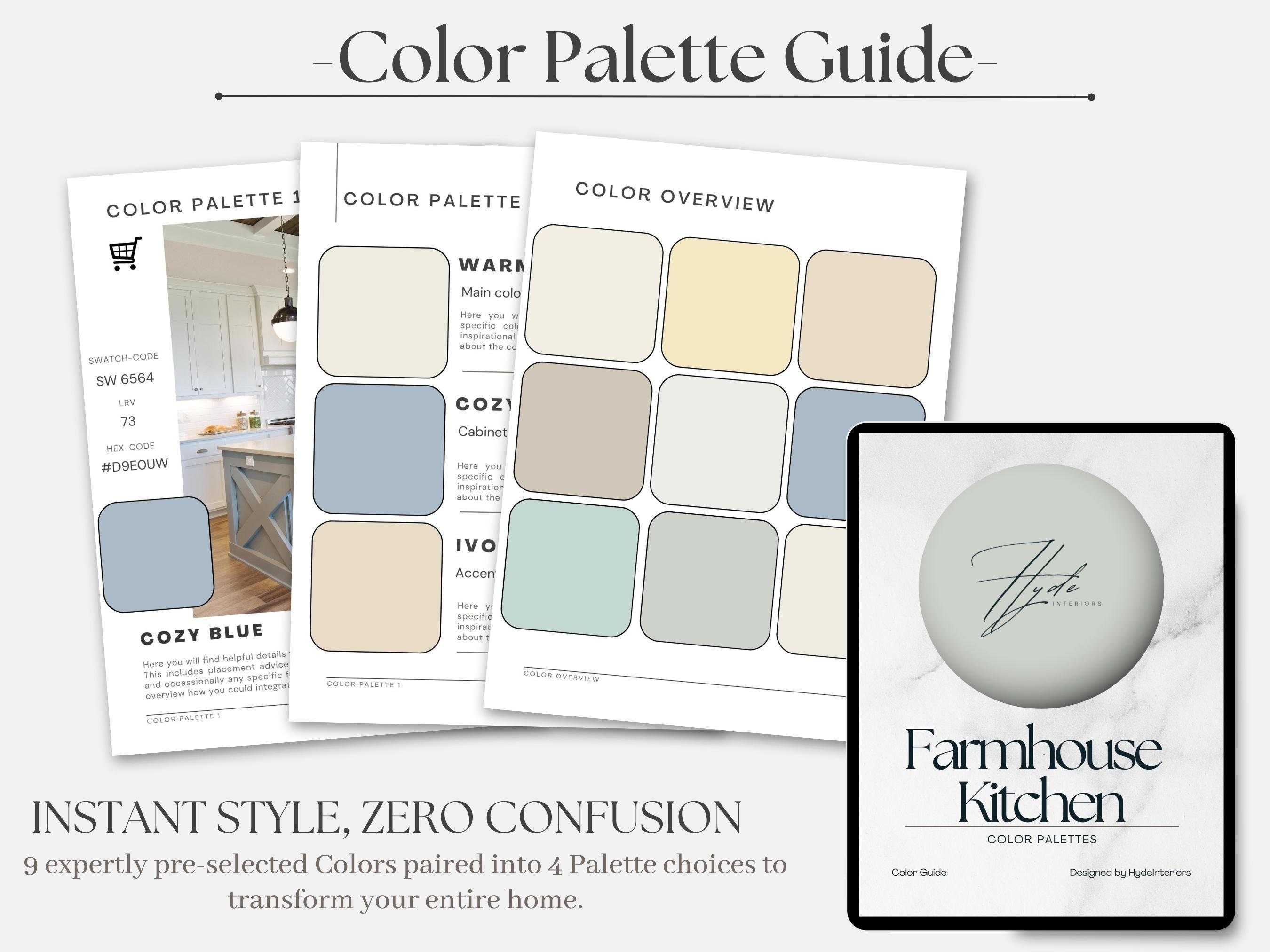 Sherwin-williams Farmhouse Kitchen Palette, 9 Light Sherwin Williams ...