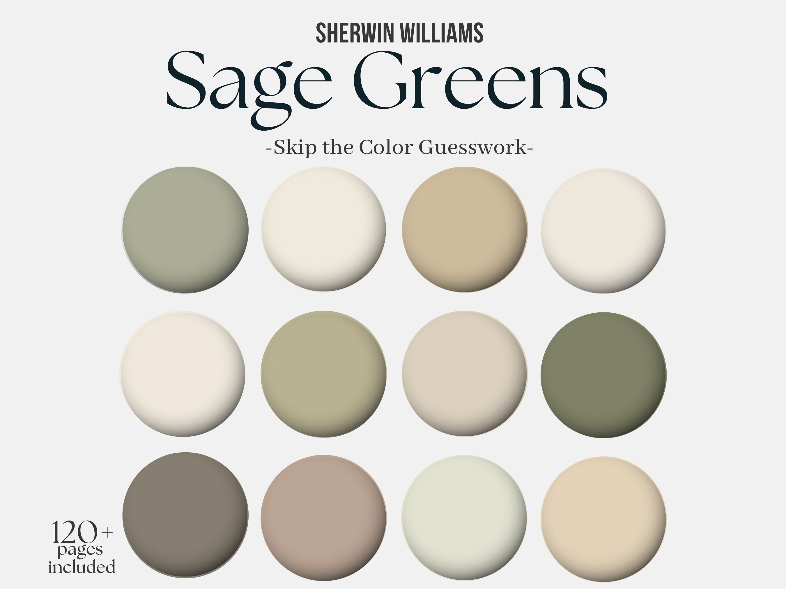 Sherwin-williams Sage Green Color Palette 12 Sherwin Williams Paint ...