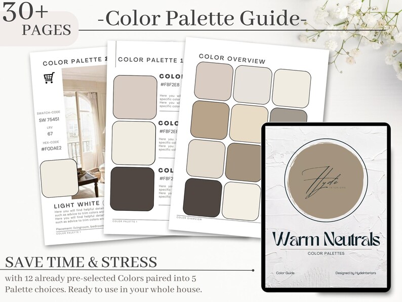 Sherwin-williams Color Paint 12 Sherwin Williams Colors: Warm - Etsy