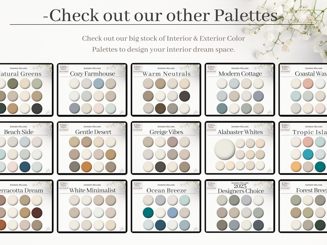 Sherwin Williams Paint Palette: Ocean Breeze Sherwin Williams Coastal ...