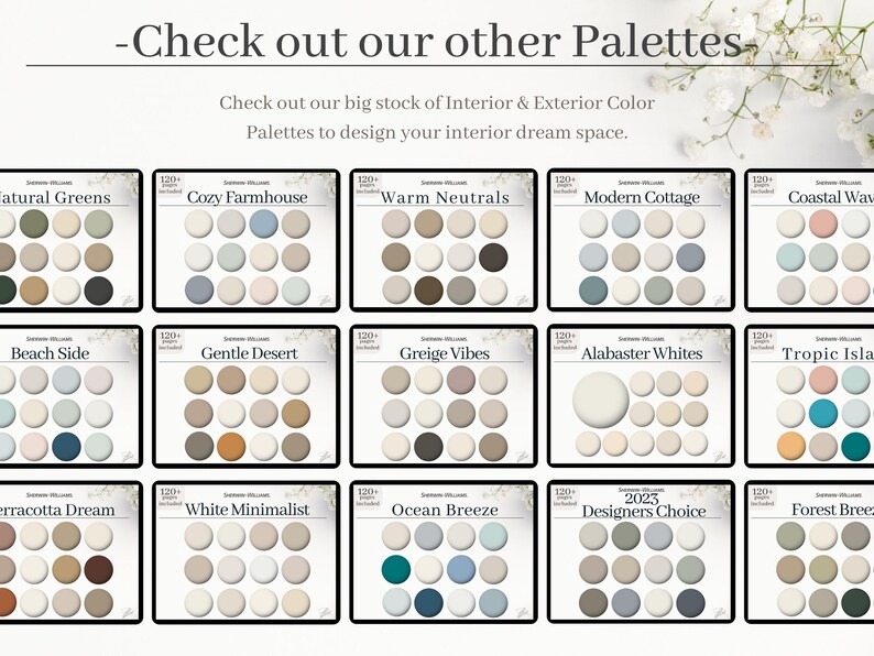 Sherwin Williams Paint Palette: Ocean Breeze Sherwin Williams Coastal ...