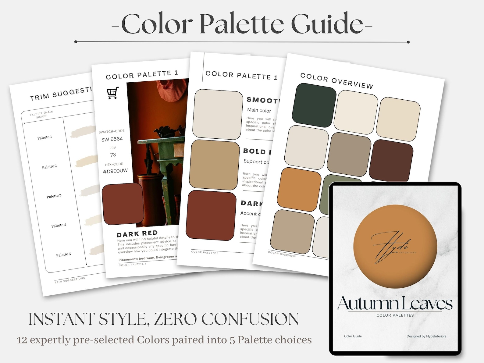 Sherwin-williams Color Palette: Autumn Leaves, 12 Colorful Sherwin ...