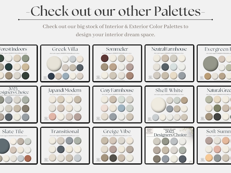 Sherwin-williams Color Paint Palette: Modern Neutrals, Homely Design ...