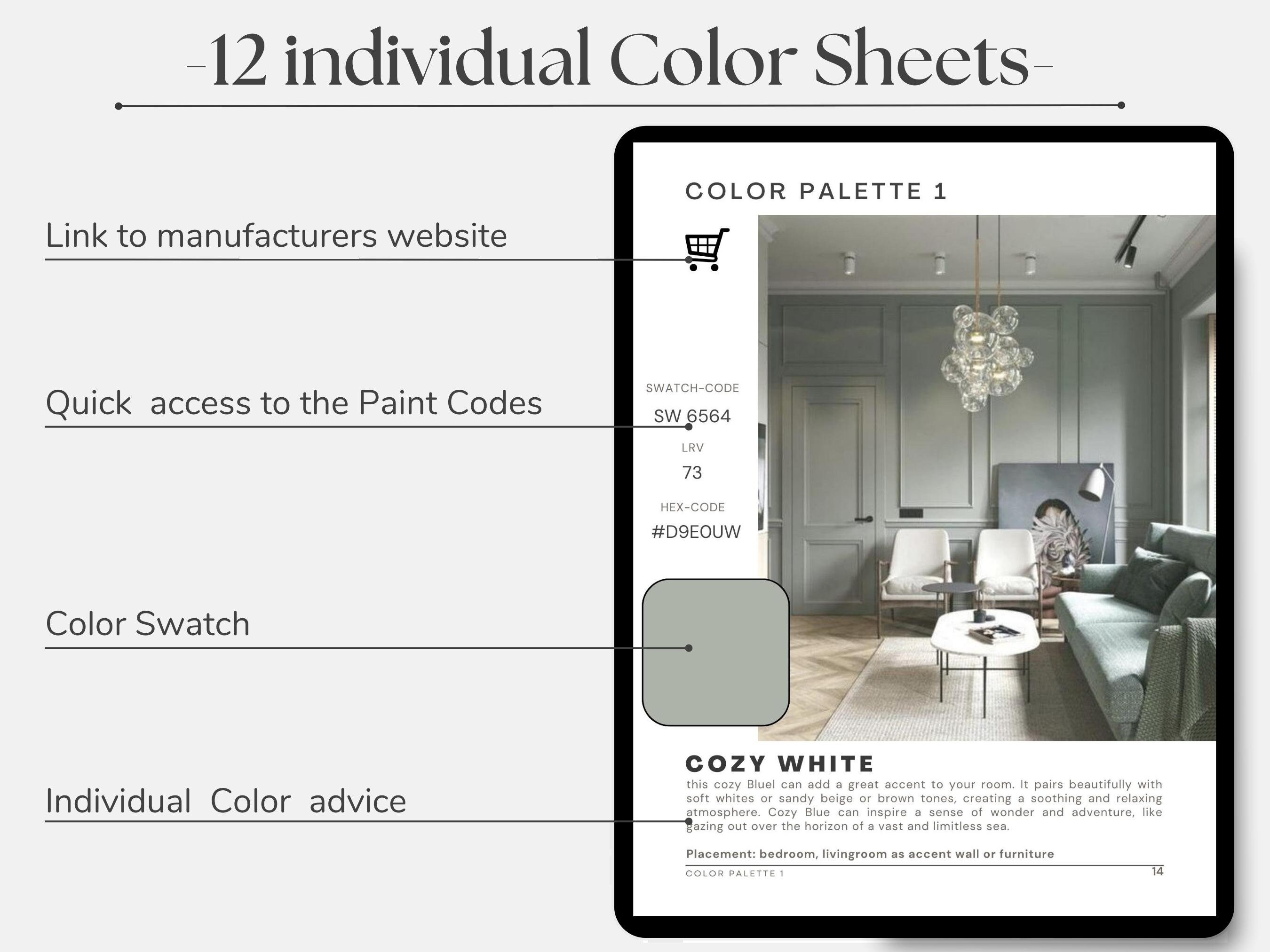 Sherwin Williams Color Designer Paint Palette: 2023 Classics- Sherwin ...