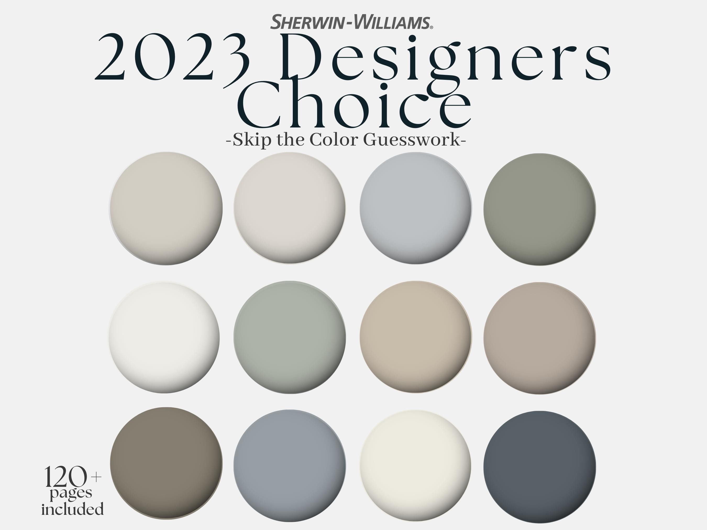Sherwin Williams Color Designer Paint Palette: 2023 Classics - Etsy