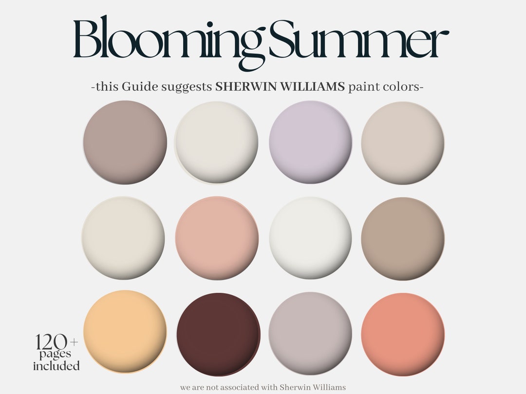 Sherwin-williams Color Palette: Blooming Summer, 12 Colorful Sherwin ...