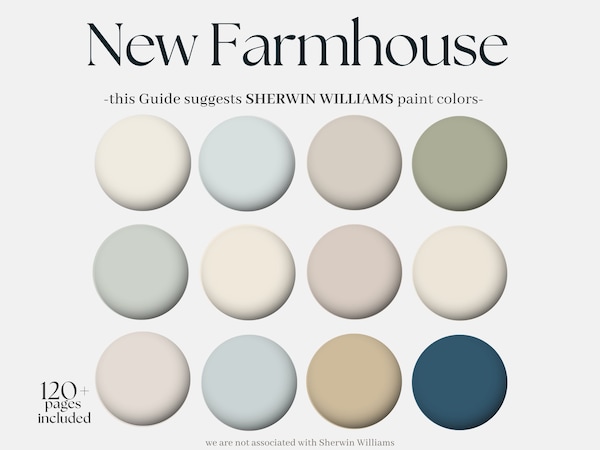 Modern Rustic Paint Palette, Benjamin Moore, Whole House Paint Colors ...