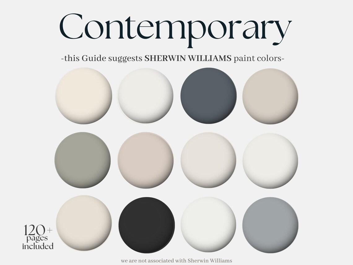 Sherwin-williams Contemporary Color Palette, Paint Your Whole House ...