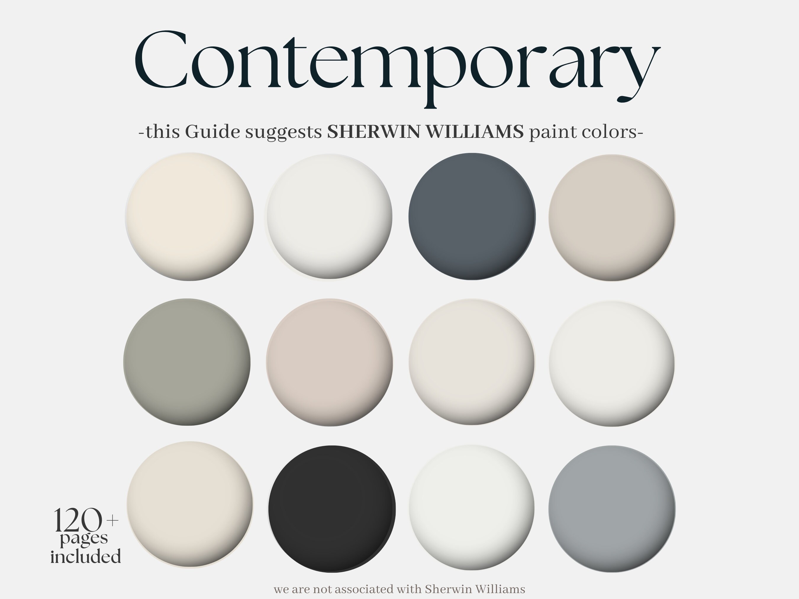 Sherwin-williams Contemporary Color Palette, Paint Your Whole House ...