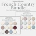 Sherwin-williams Color Palette Bundle: French Country, 10 Paint ...
