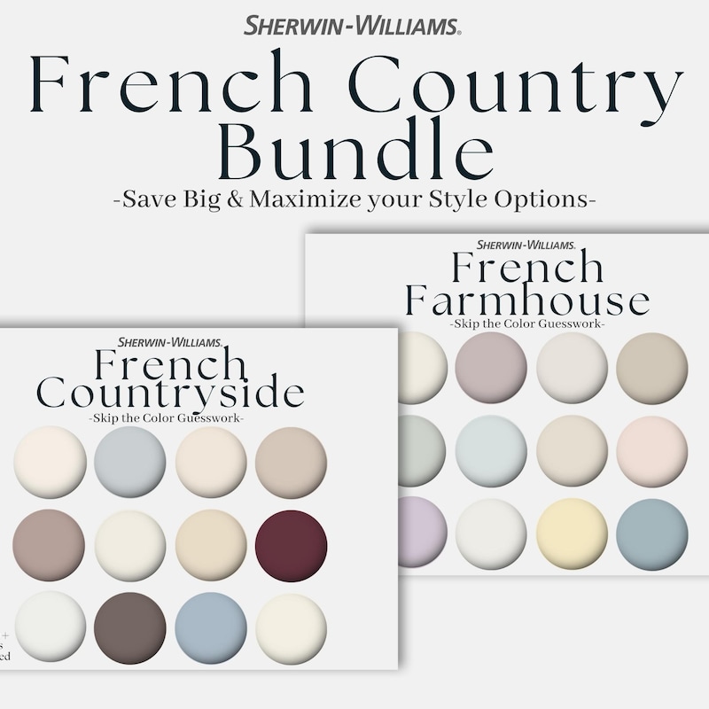 French Country Color Palette - Etsy