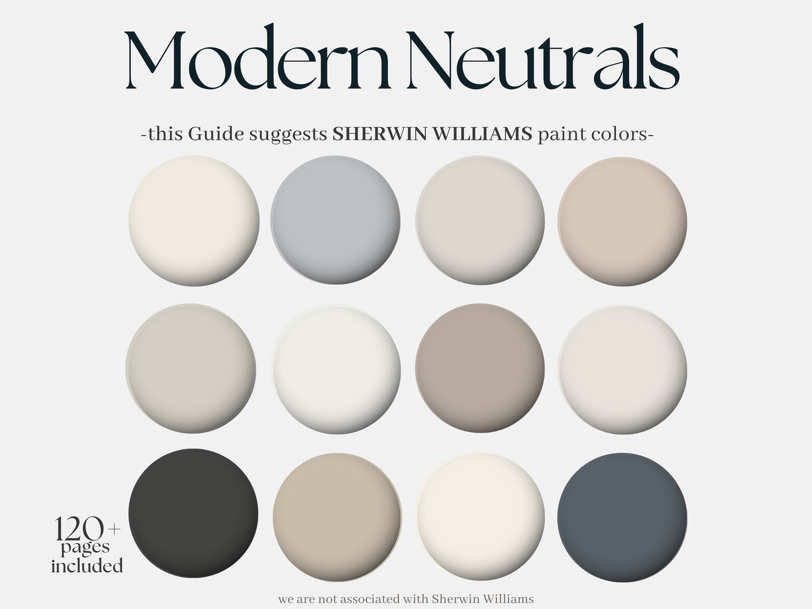 Sherwin-williams Color Paint Palette: Modern Neutrals, Homely Design ...