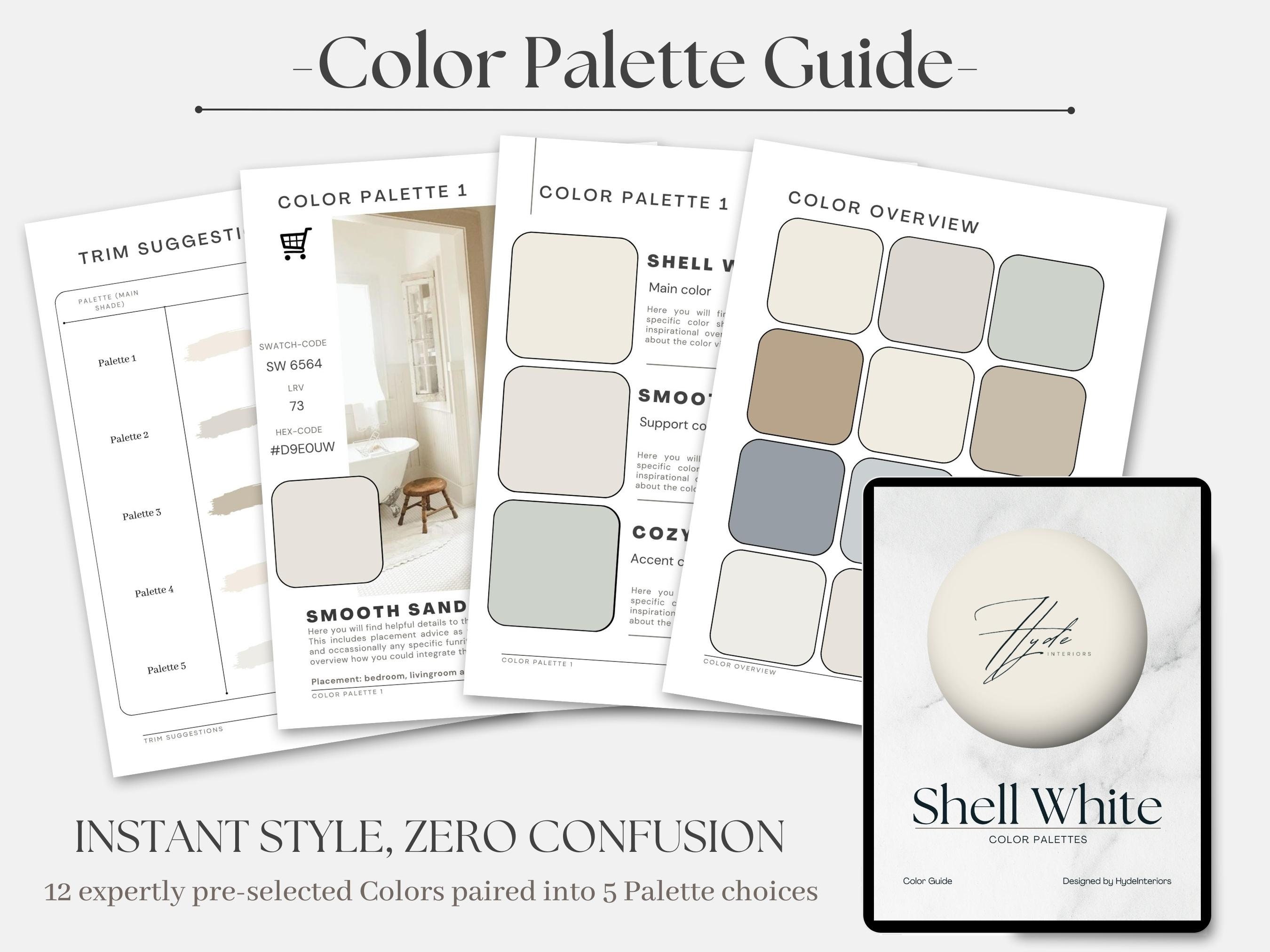 Sherwin-williams Coastal Color Palette: Shell White, 12 Sherwin ...