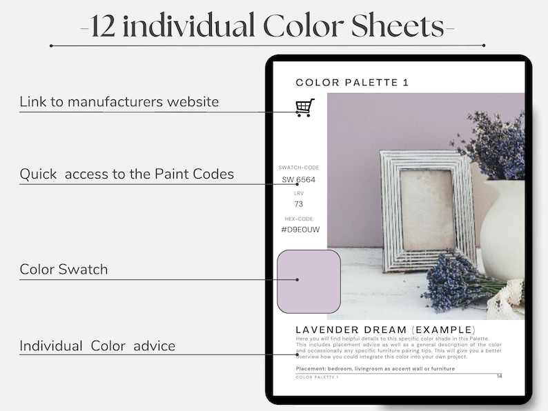 Sherwin Williams Paint Palette: French Farmhouse 12 Sherwin - Etsy