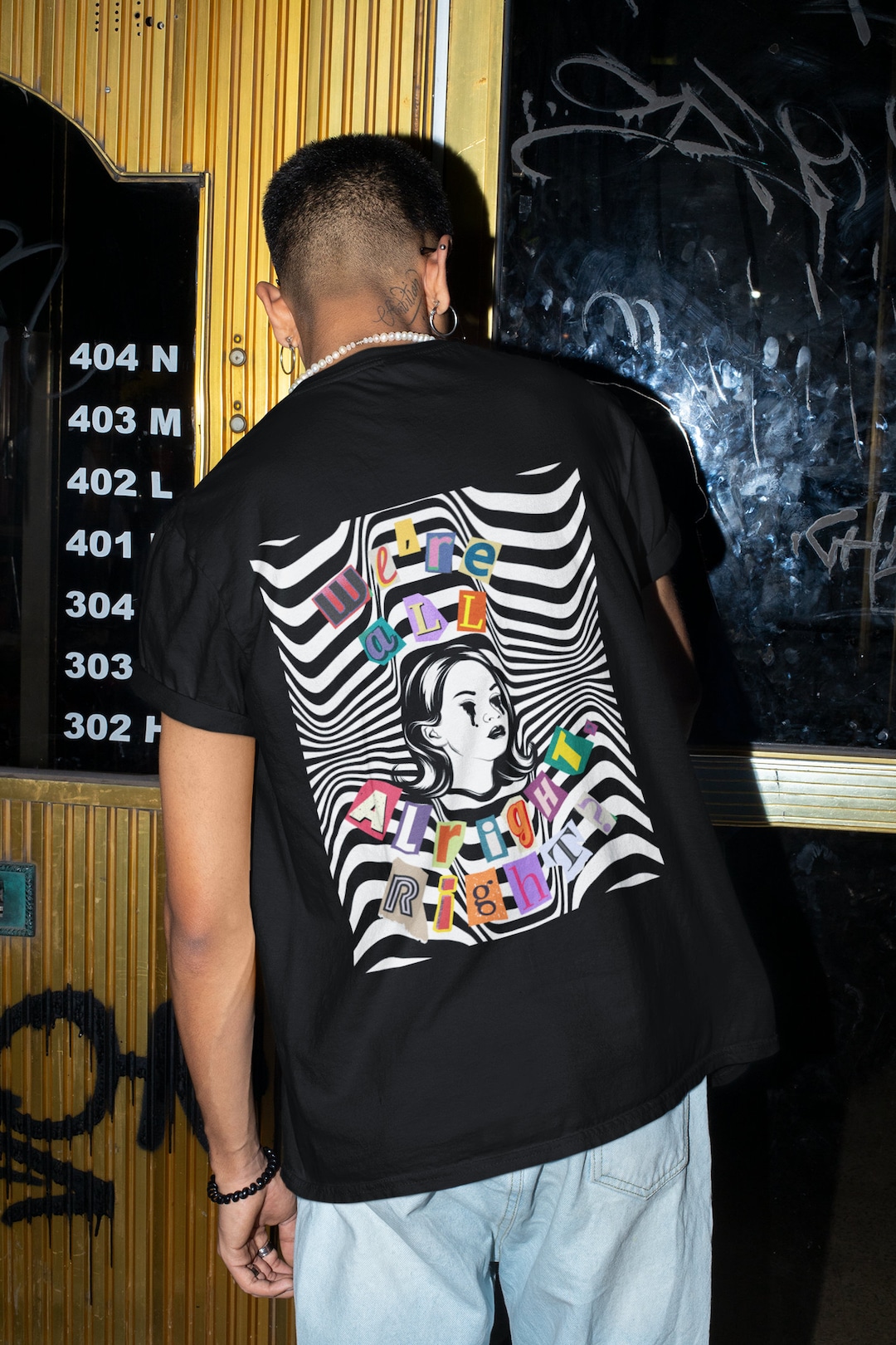 Abstract Trippy Tee, Trippy Shirt, Festival Shirt, Rave Shirt, Festival ...