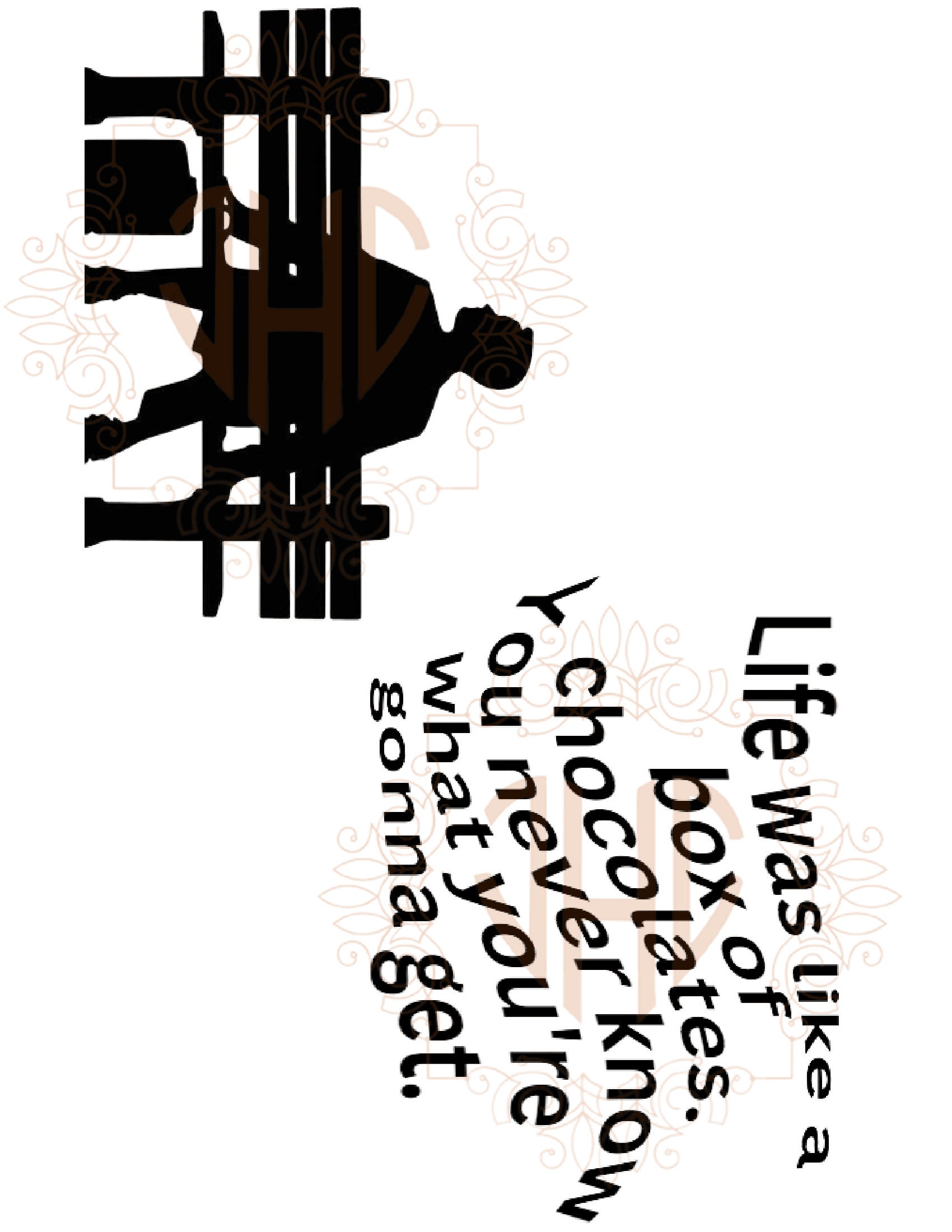 Forest Gump SVG - Etsy