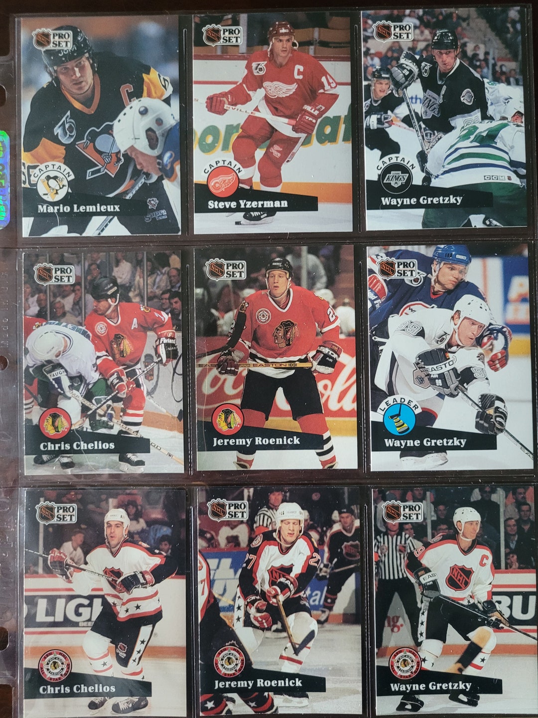 Vintage Hockey Cards 1991 Pro Set Rookies and Stars! Like New Condition ...