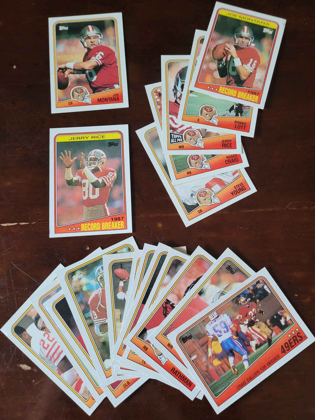 49ers Fan Collection! Montana Young Rice Lott Craig Owens Sanders Ect ...