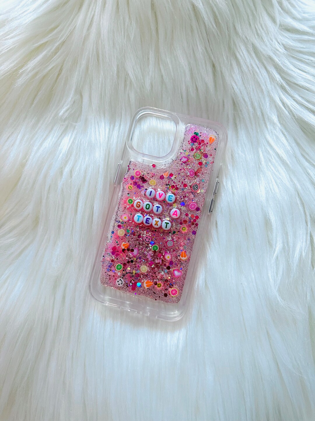 Custom Sparkle Glitter Resin Phone Case - Etsy