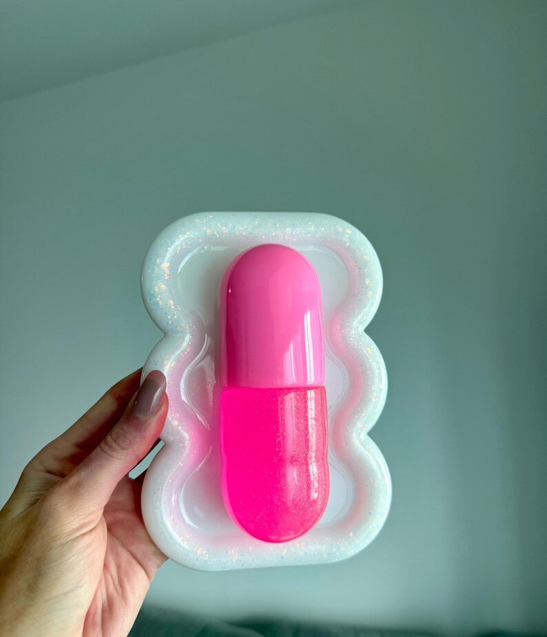 Giant Pink Pill Capsule 3D Resin Pop Art Wall Hanging - Etsy