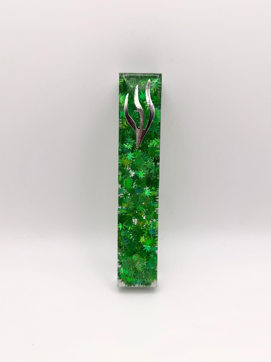 Cannabis Green Epoxy Resin Mezuzah 5” - Pot Theme - Etsy